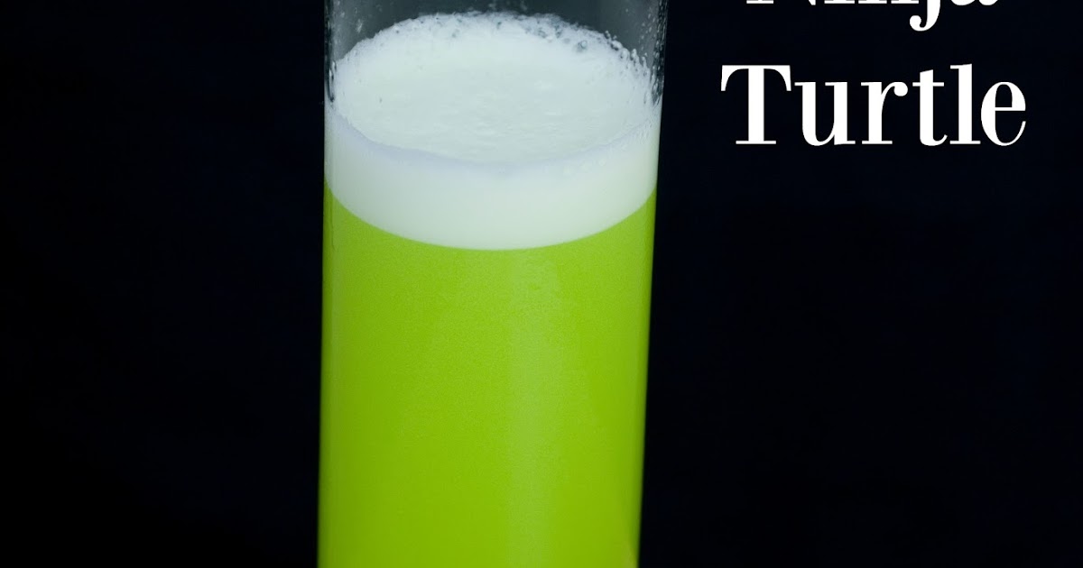 Ninja Turtle Cocktail - A Year of Cocktails