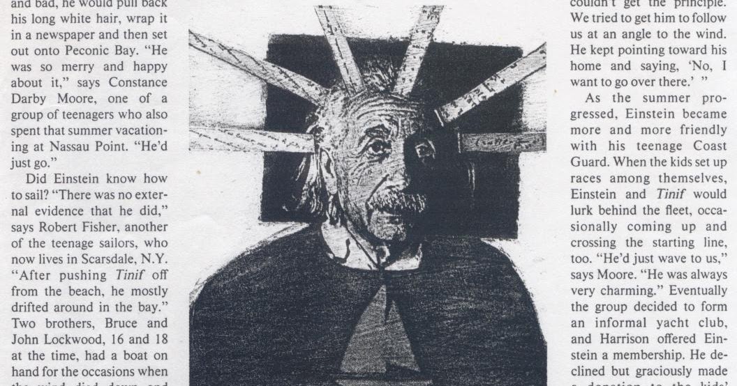 Grammar Tip of the Day: Sailing with Albert Einstein