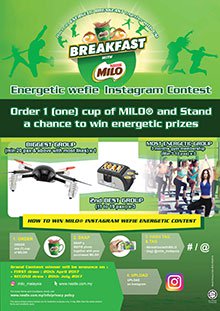 Breakfast with Milo Energetic Wefie Instagram Contest 2017