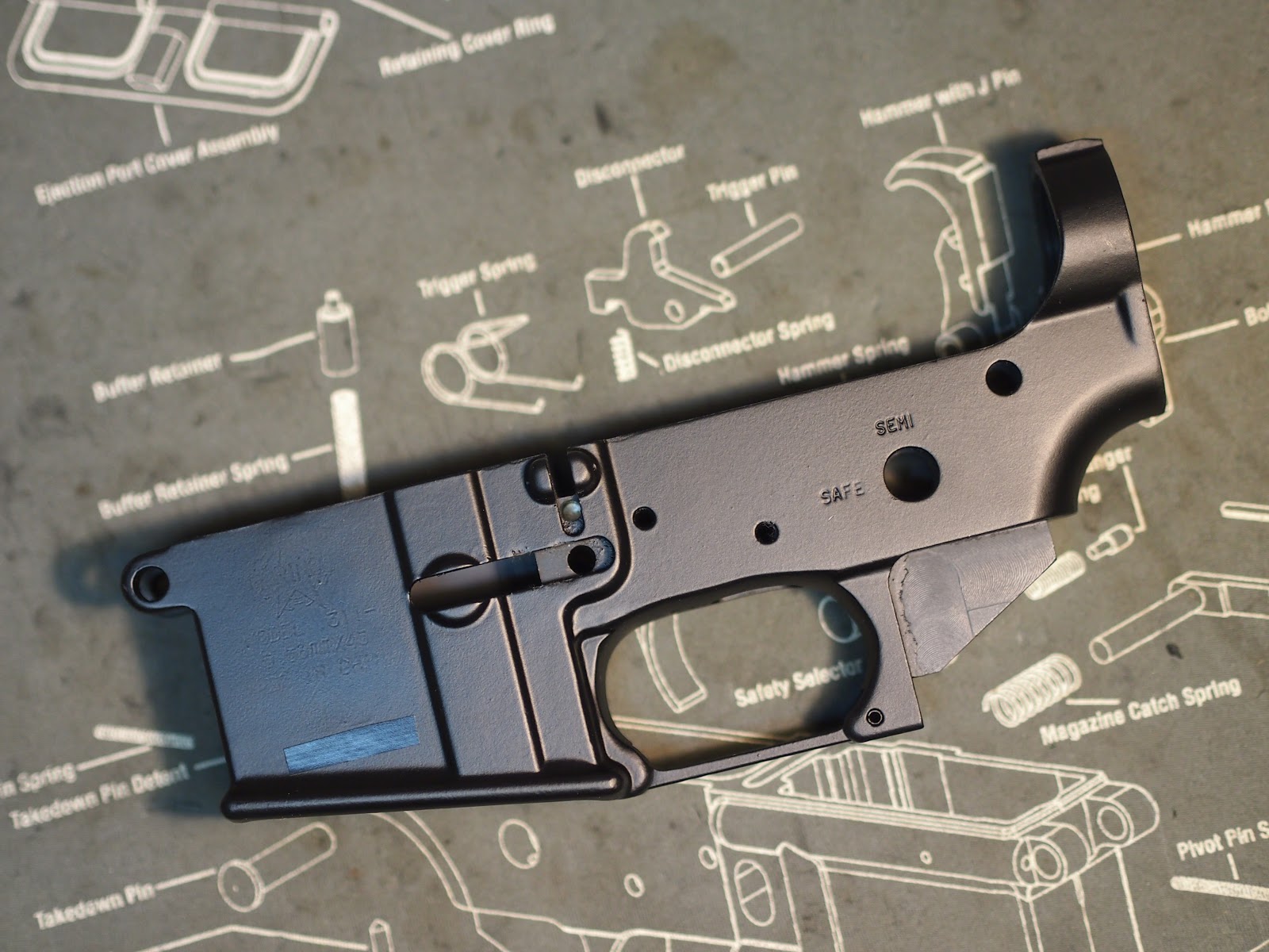 Mister Donut's Firearms Blog: Norinco CQ311 Lower Build, and the ...