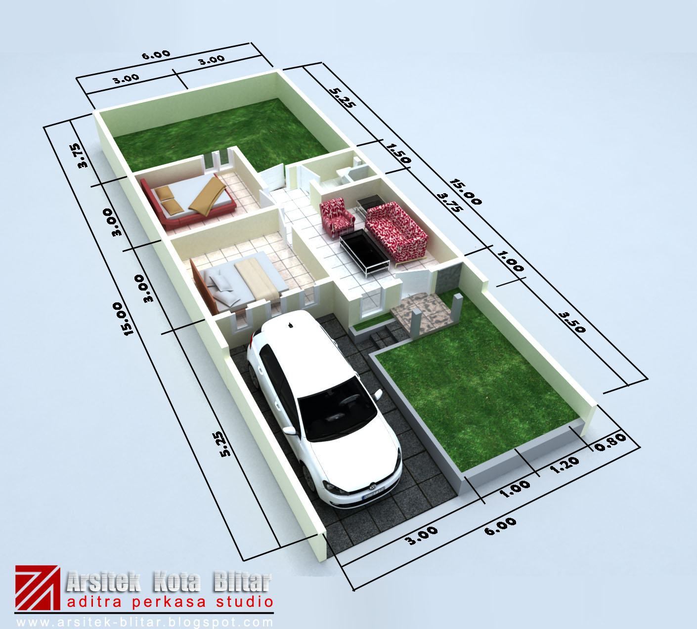 NEW DESAIN DENAH KAMAR HOTEL - Denah