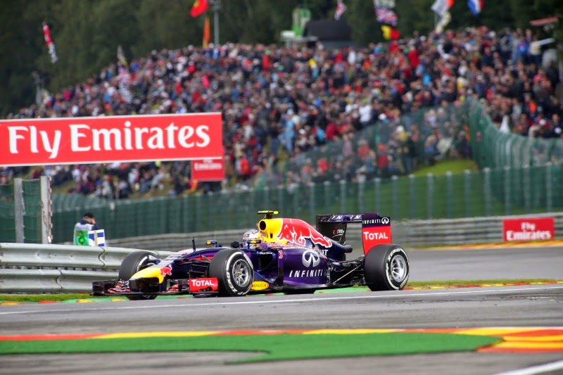2014 Formula 1 : Ricciardo wins Belgian Grand Prix