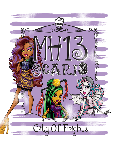 monster high: Postales scaris