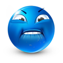Emoticons Azul em png
