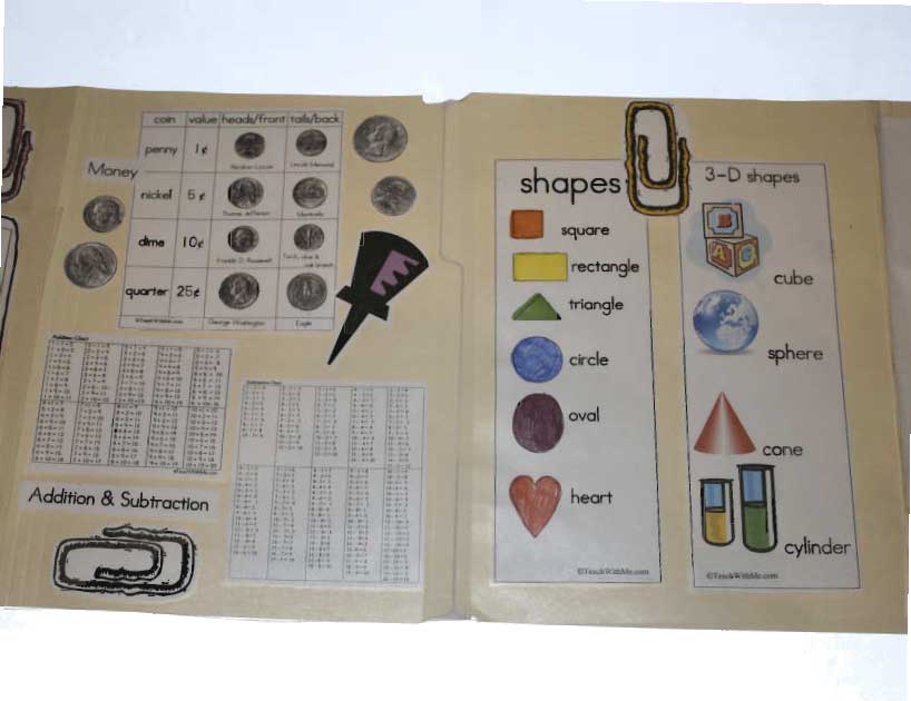 Classroom Freebies Too: Math Mini File Folder Office