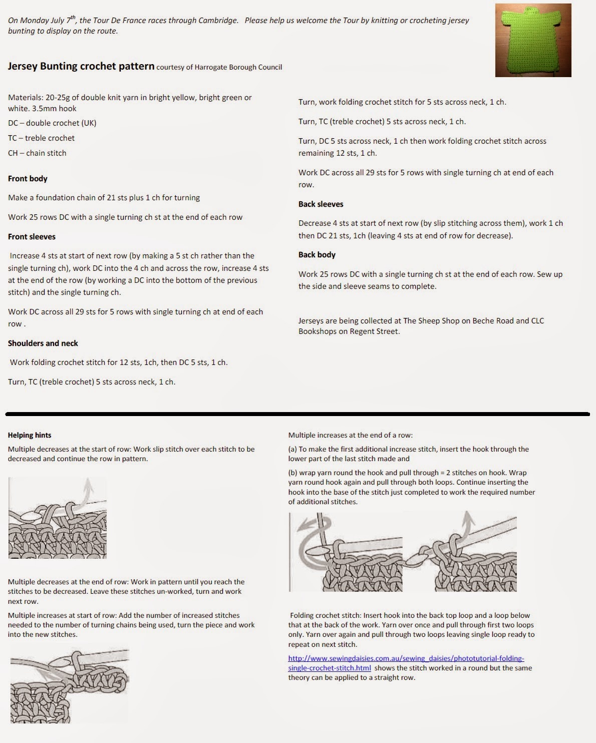 CamBunting: Jersey Pattern