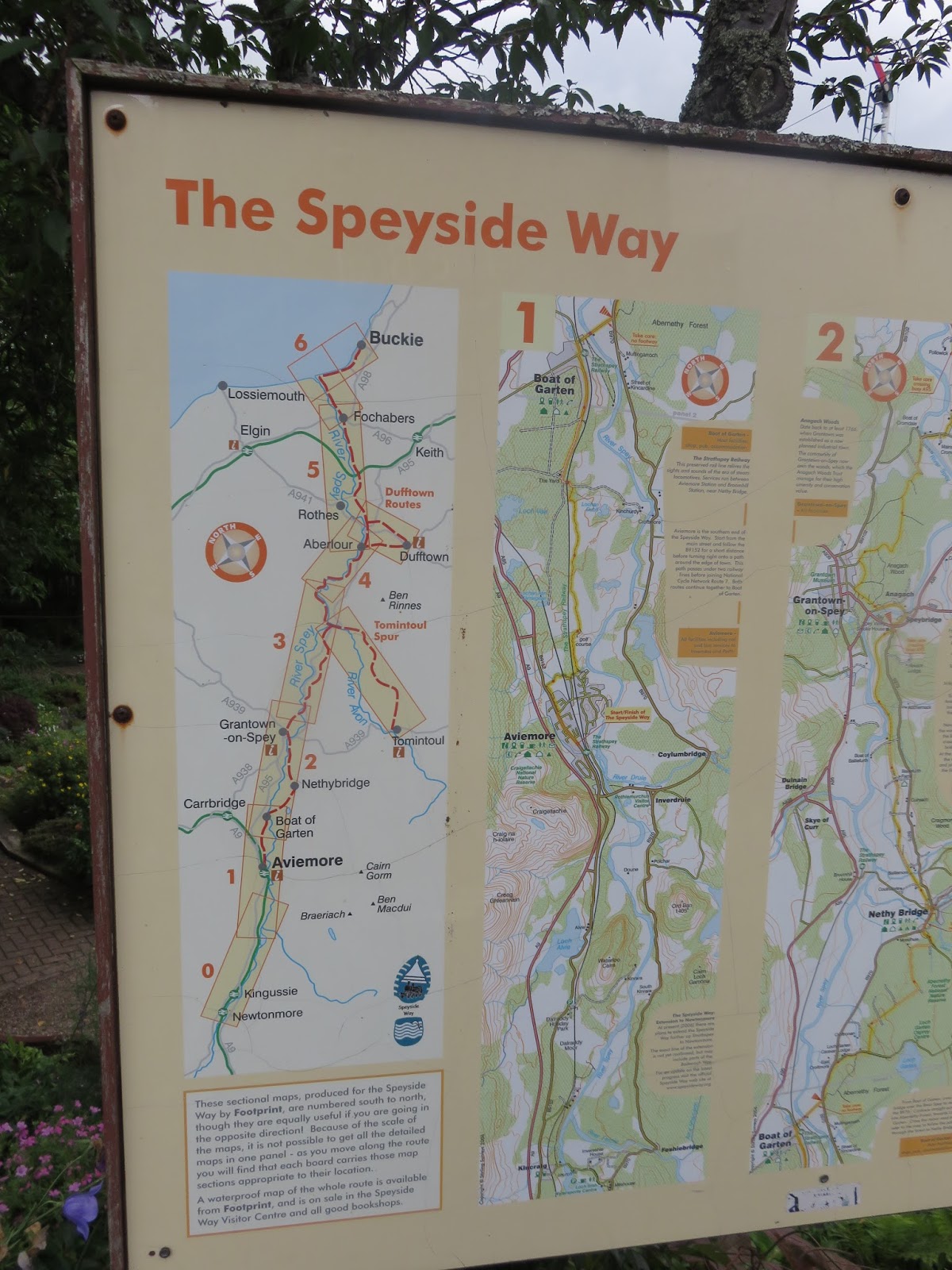 Desmondo's Ramblings: Speyside Way Aviemore - Grantown