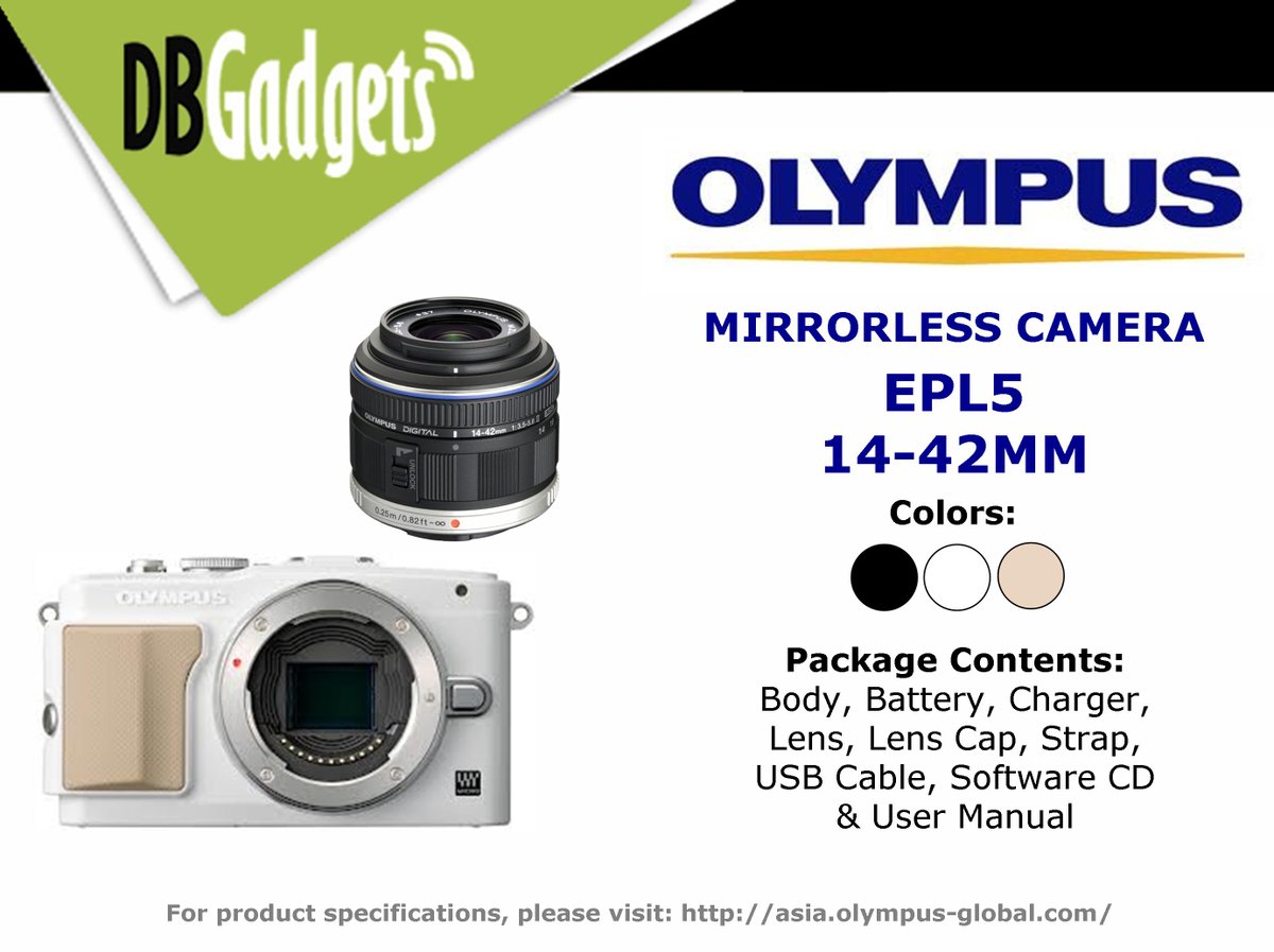 Olympus EPL 5 now available here in the Philippines