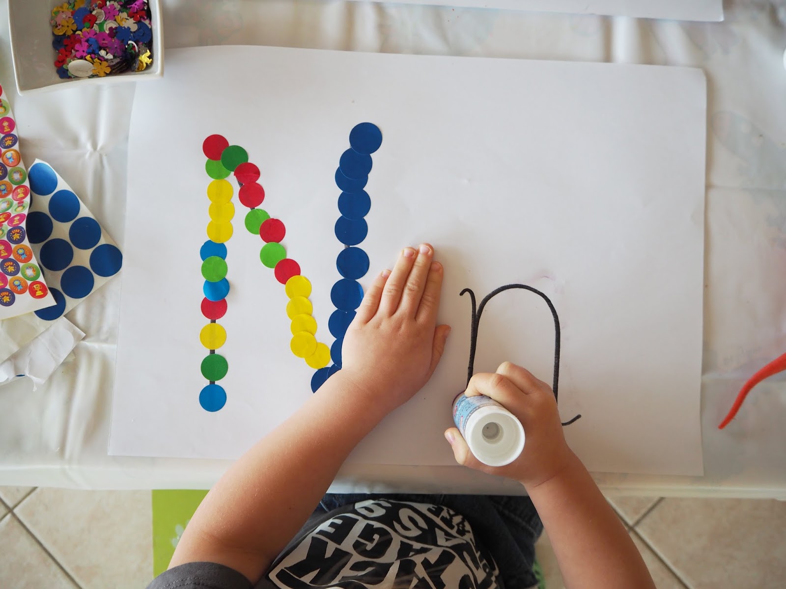 Learn with Play at Home: Fine Motor Dot Sticker Letter Learning and ...