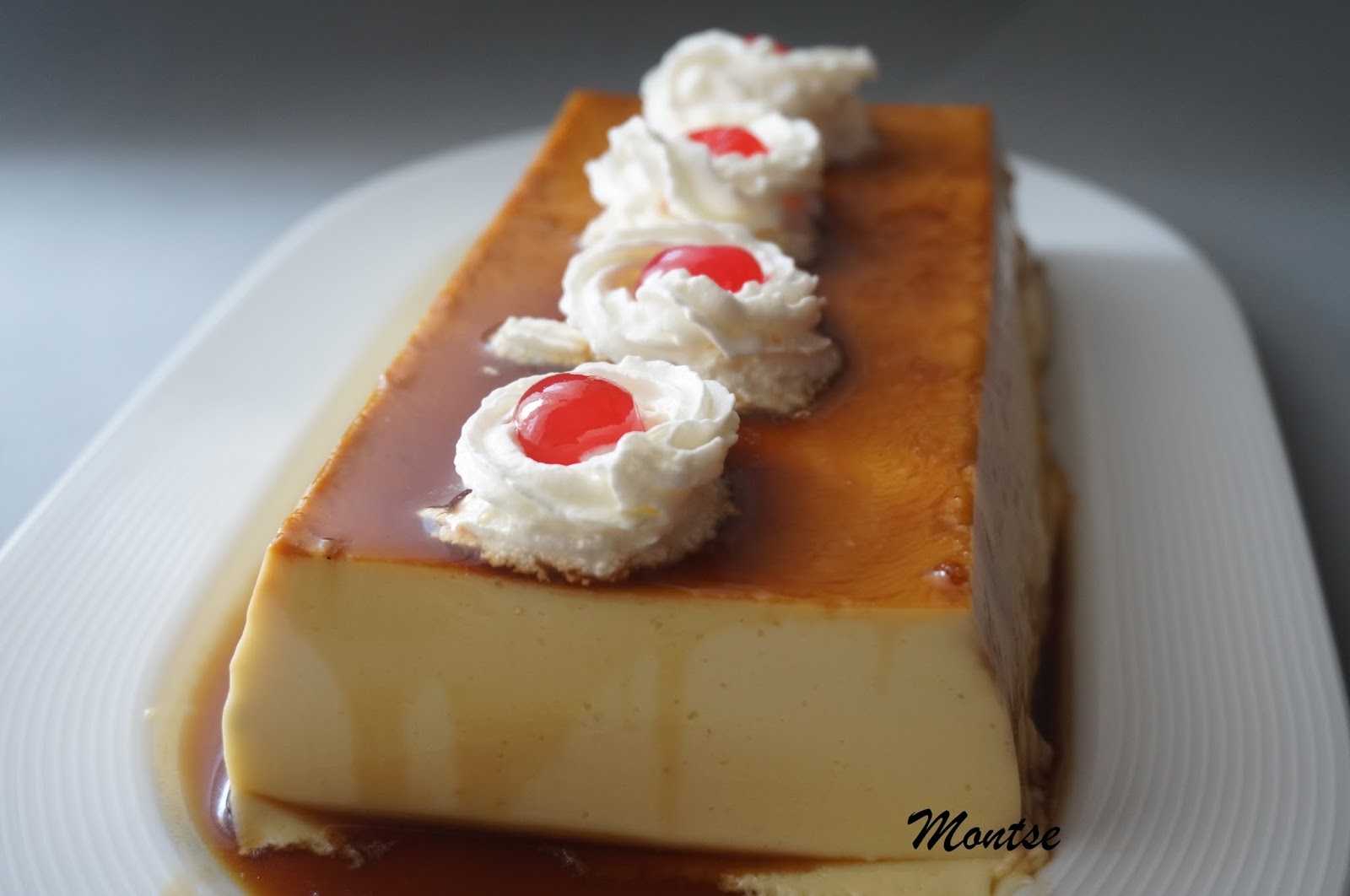 Receta de Flan de nata sin horno - Cocinando con Montse