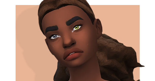 The Black Simmer: Joanna hair by Simtric
