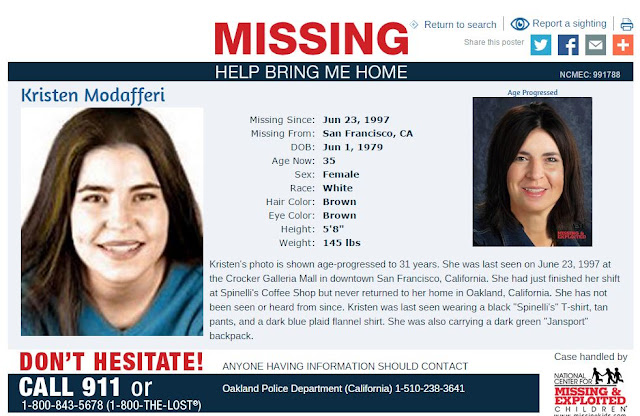 Darkmatter: Missing Kristen Modafferi: Updated On February 9th 2020