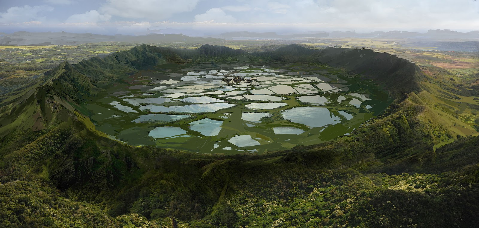 Black Panther Discussion and Appreciation: Concept Art of Wakanda from ...