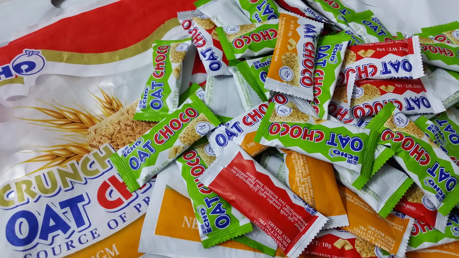 teruja buat blog baru: CRunch oat chocolate jenama Echo