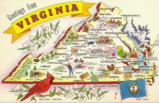 Southern Virginia Map