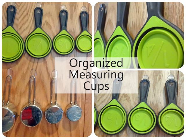 CreativeSteph13: Measuring Cups - a simple way to store them