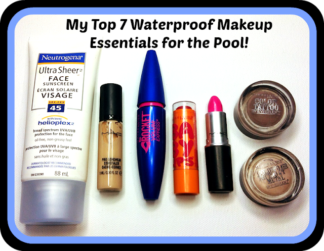 CarolinaCupcake Makeup: My Top 7 Waterproof Makeup Essentials for the Pool!