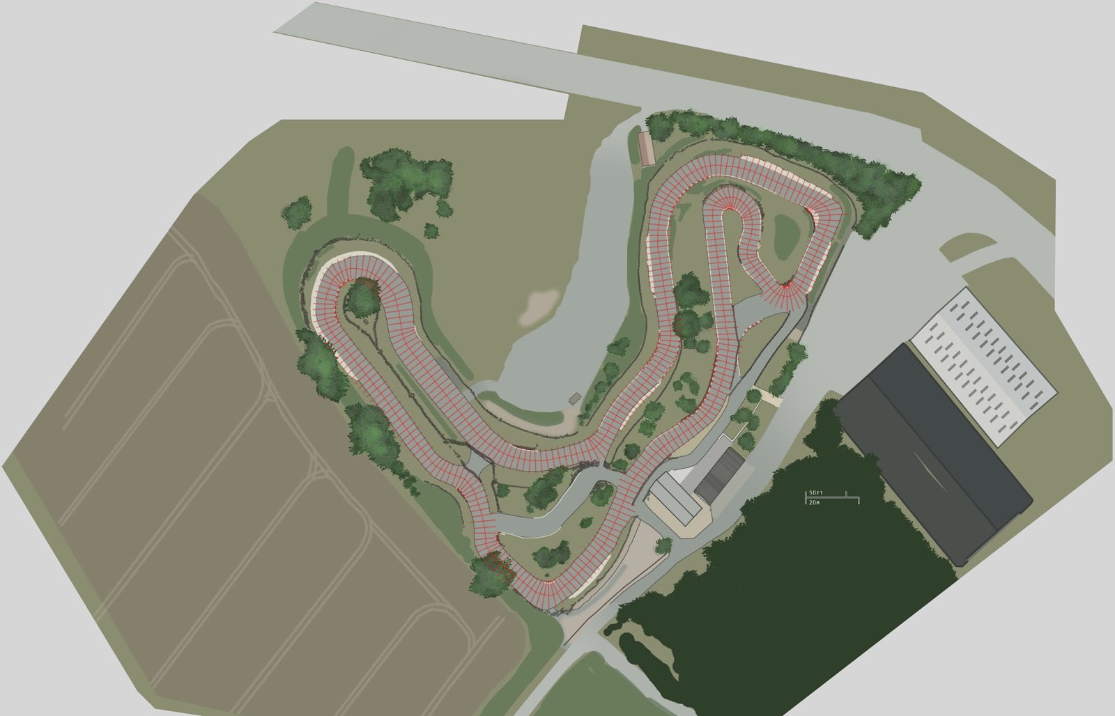Joe Dempsey Game Art FMP - Stretton Race Circuit: January 2014