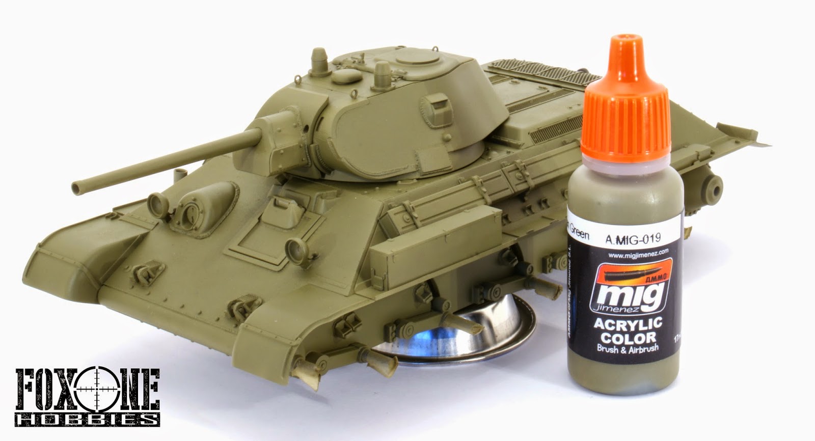 Fox One Hobbies: T-34 Model 1941 Step-by-step