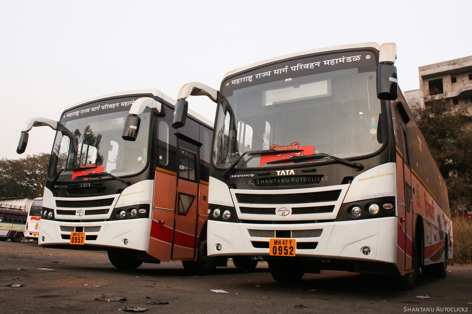 Shantanu Autoclickz: All new TATA Marcopolo MSRTC Shivashahi buses at ...