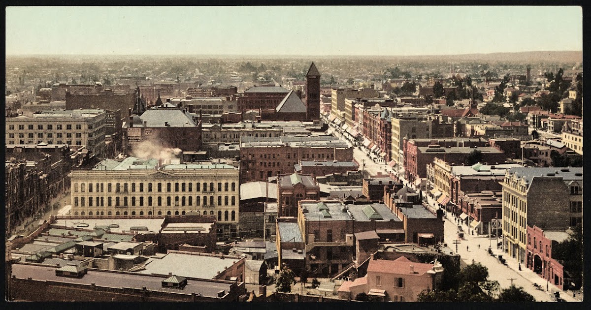 Panorama of Los Angeles, ca. 1900 ~ vintage everyday