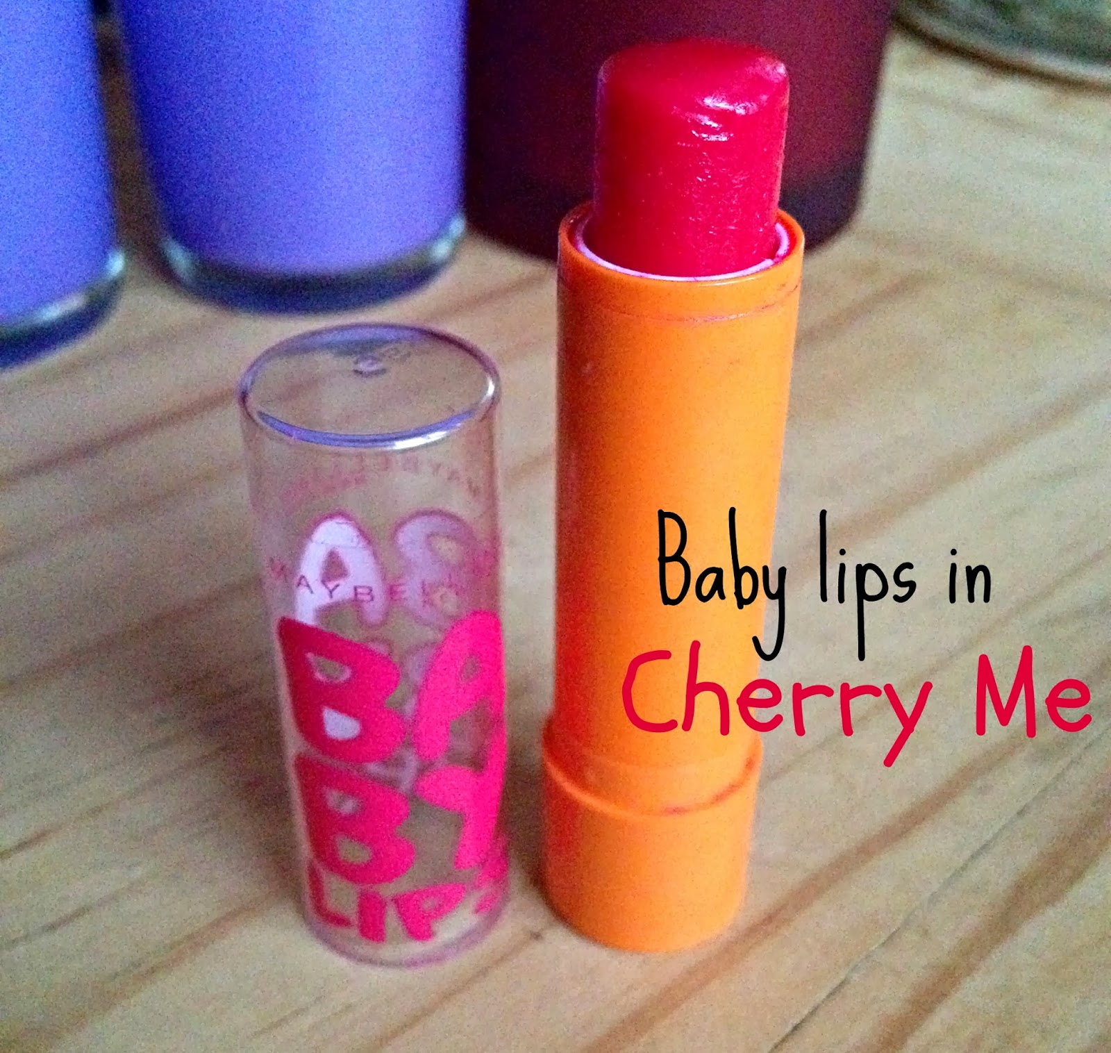 Maybelline Baby lips Cherry Me Review and Swatch | ~My beauty escape~