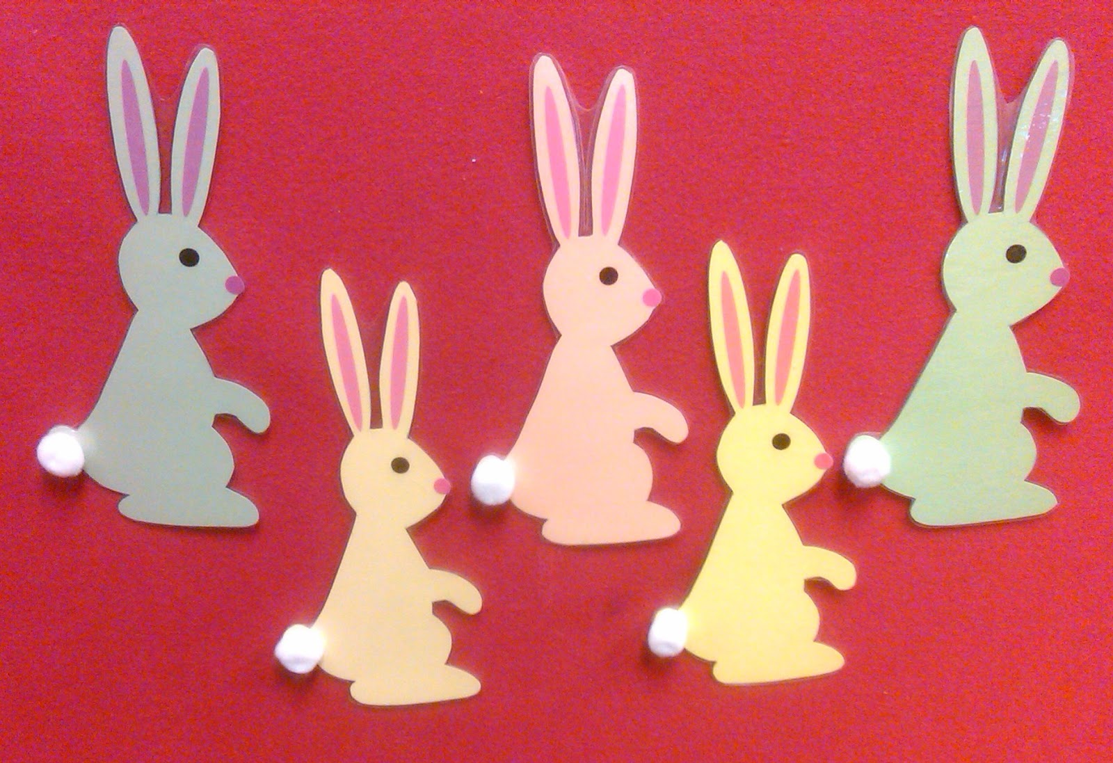 Neverlandarling: Flannel Friday: Five Little Bunnies