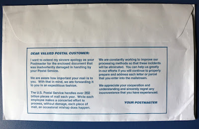 Mail Adventures: Dear Valued Postal Customer