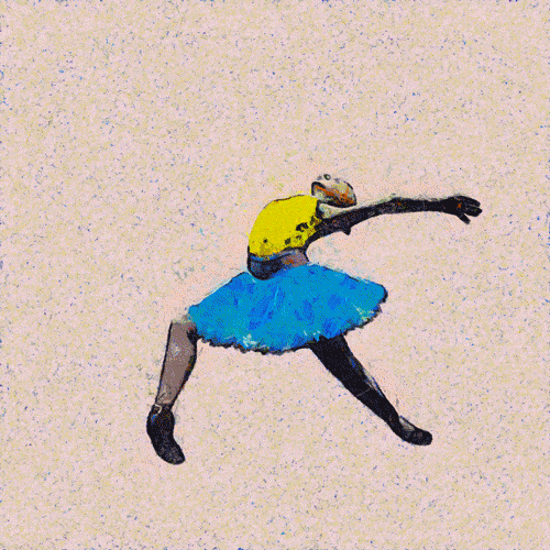 external storage div: painted dancing ballerina GIFs by ryan enn hughes