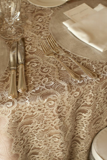 Eye For Design: Decorate With Lace For Romantic Interiors.......In Time ...
