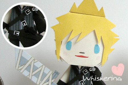 Whiskering: Chibi Papercraft - Final Fantasy 7