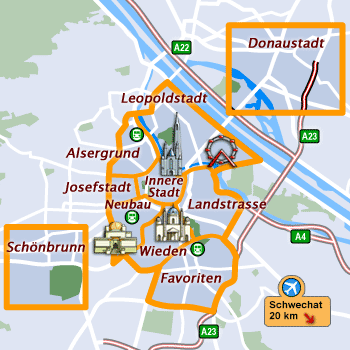 Raquel Ritz Viajes: Mapa de Viena