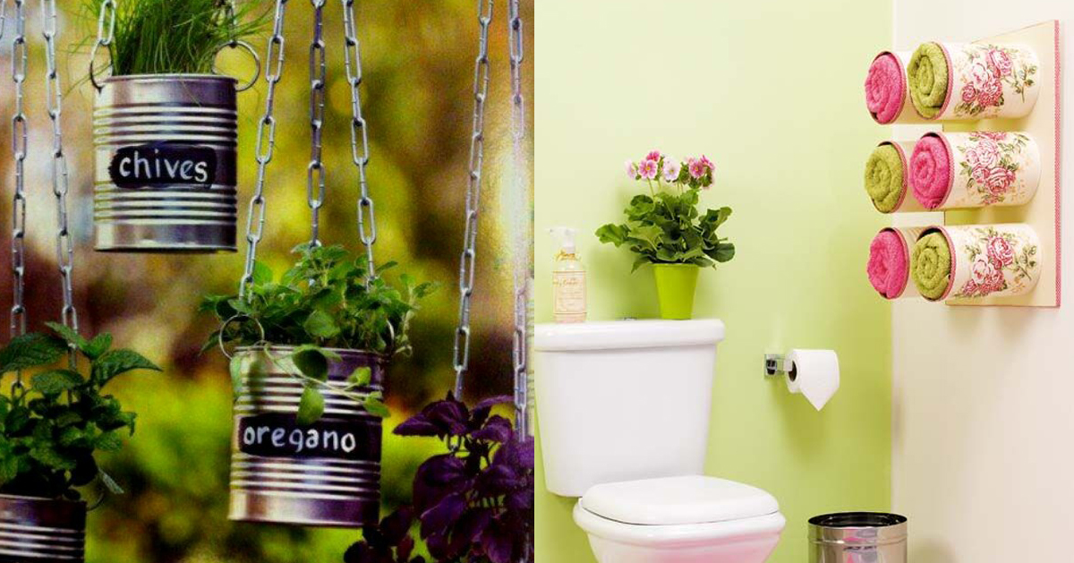 10 Awesome DIY Crafts Using Tin Cans - Craftsonfire