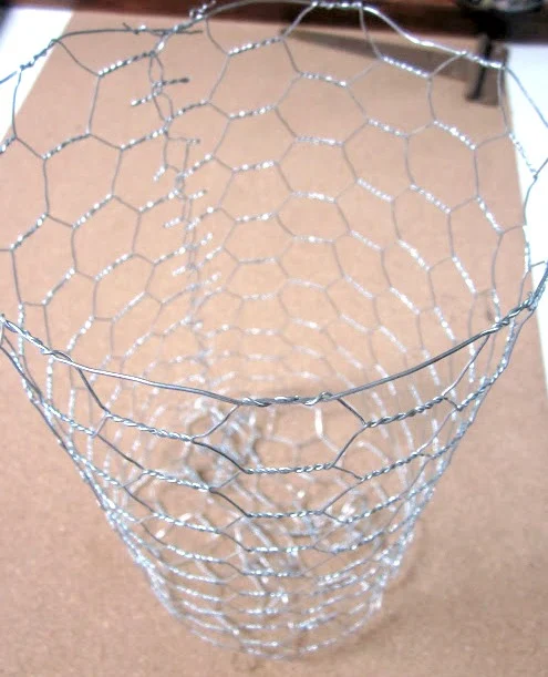 A DIY Rusty Chicken Wire Solution