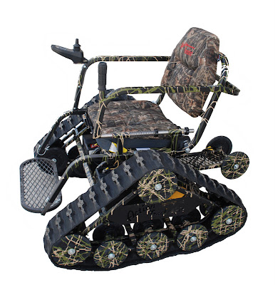 Action TrackChair is an All-Terrain Wheelchair with Tank Tracks, Here's ...