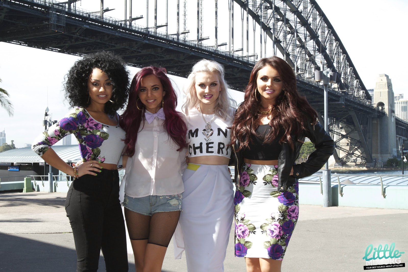 Spain Little Mix: Little Mix visitando el Sydney Harbour Bridge 29/10/12