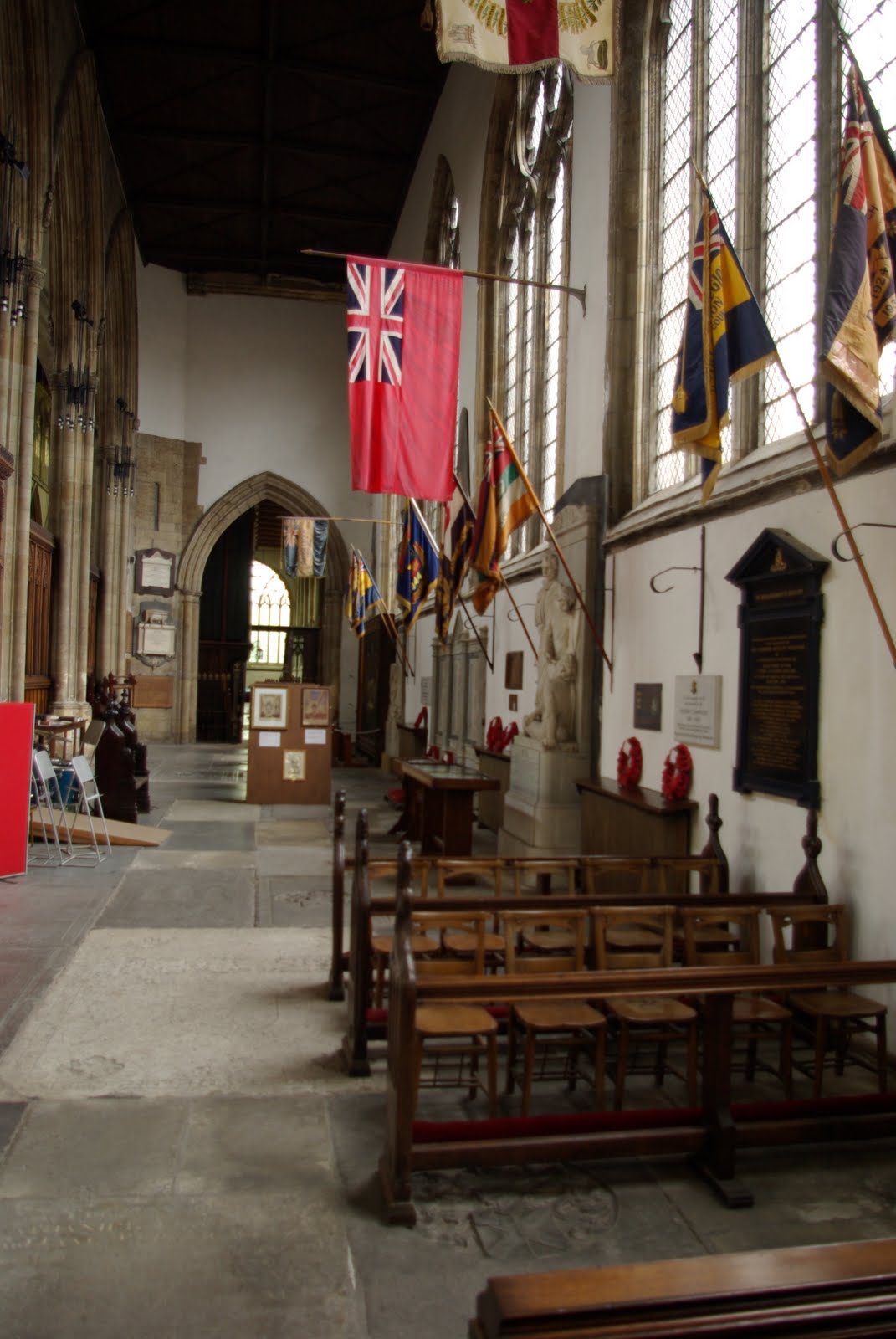 Poppy Installation at Holy Trinity, Hull.: Inside Holy Trinity