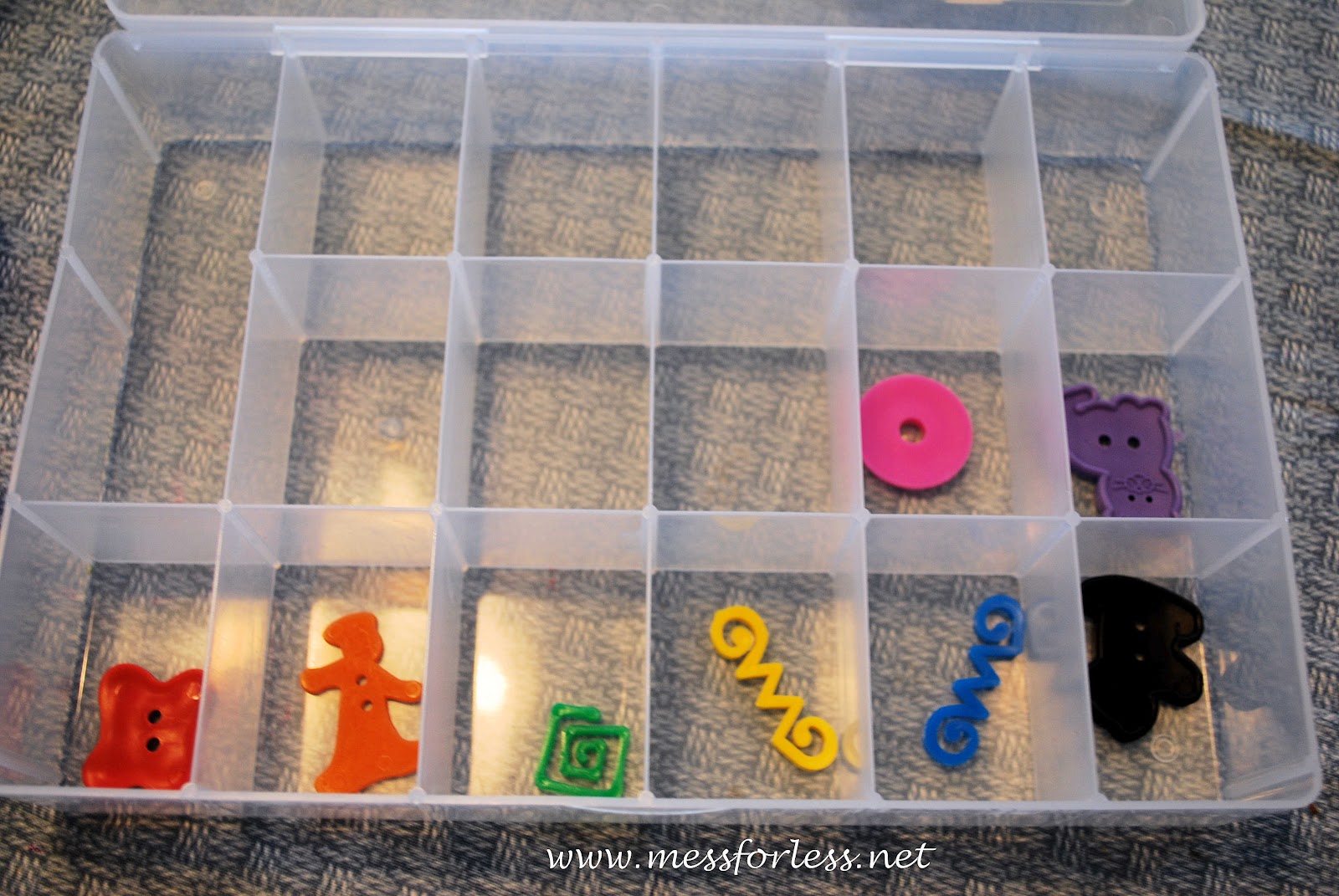 Learning About Colors: Button Sorting | Mess For Less