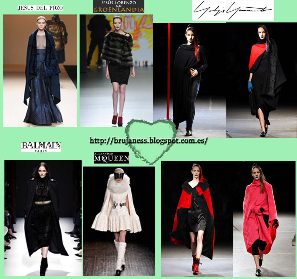 Brujaness Fashion: Capas: Tendencias Complementos Temporada Otoño-Invierno