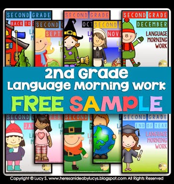 Here's an idea: Language Morning Work for 2nd grade: the sets, the ...