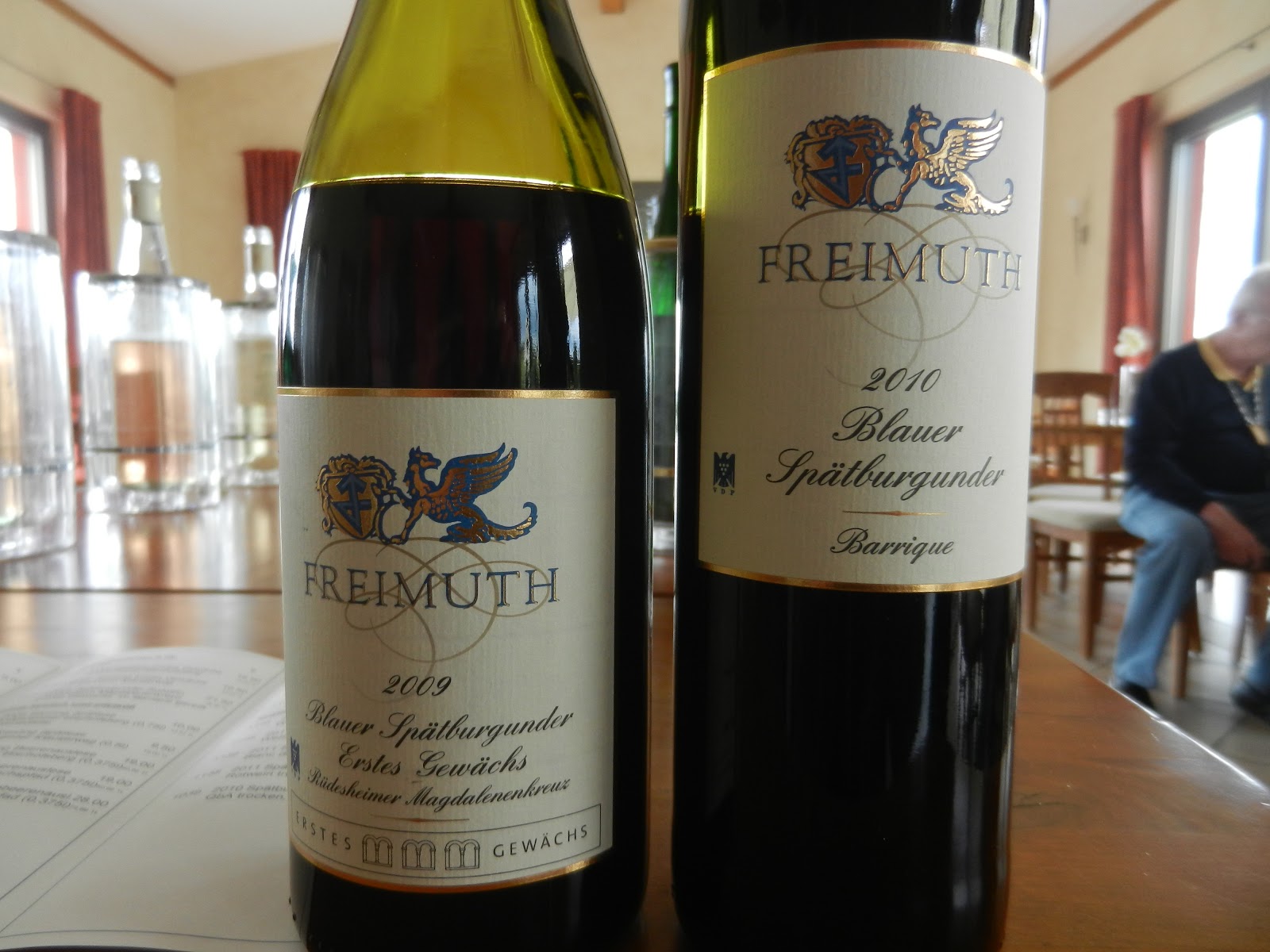 schiller-wine: With Karin Freimuth at Weingut Alexander Freimuth in ...