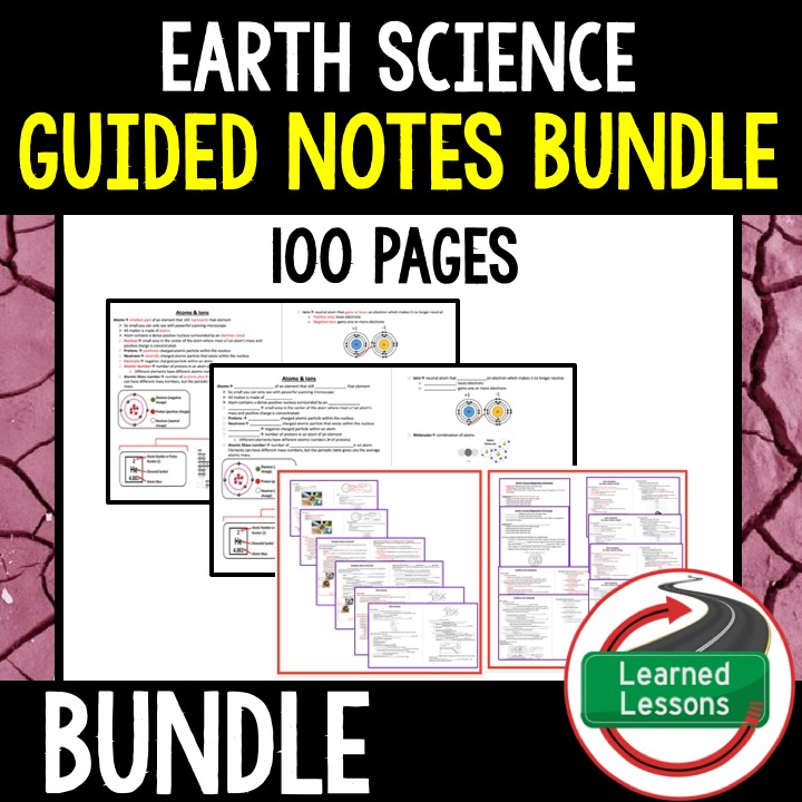EARTH SCIENCE MEGA BUNDLE, Earth Science Curriculum, Anchor Charts ...