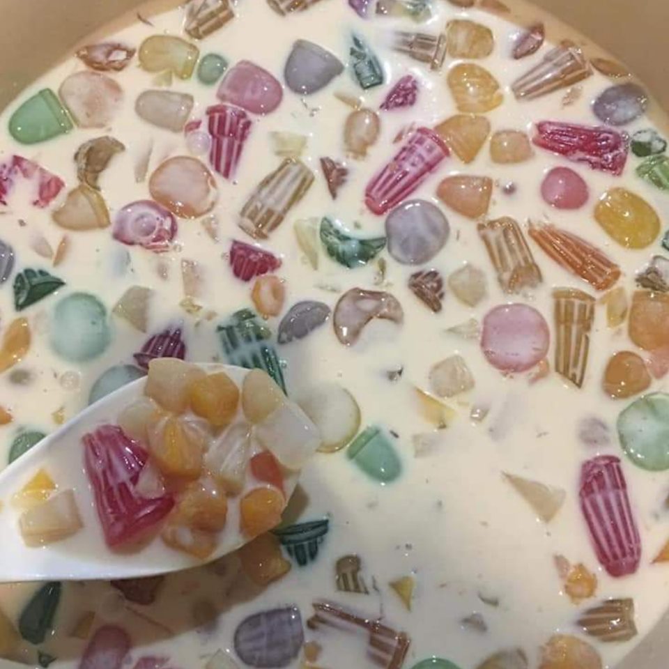Jelly cocktail letak ais banyak-banyak untuk Iftar