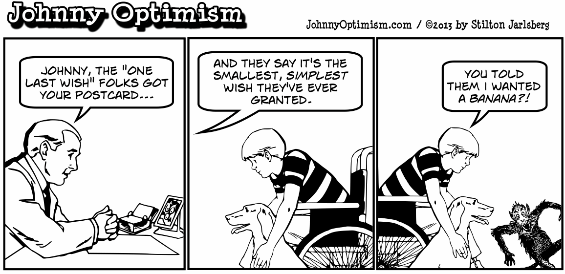 Johnny Optimism: Postcard