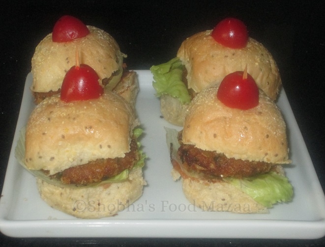Shobha's Food Mazaa: MINI FISH BURGERS / SANDWICHES