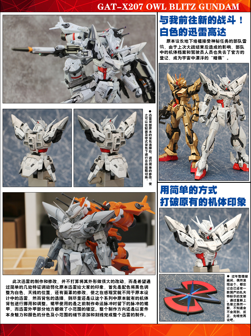 GUNDAM GUY: 1/100 Owl Blitz Gundam - Custom Build