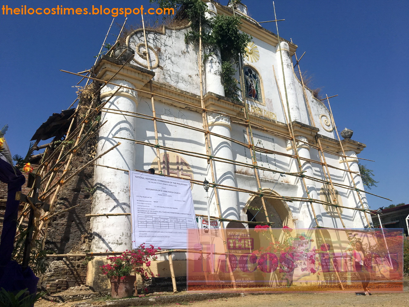Piddig Church restoration begins