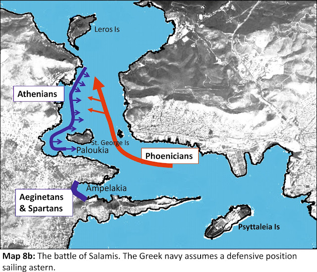The Battle of Salamis - Maps