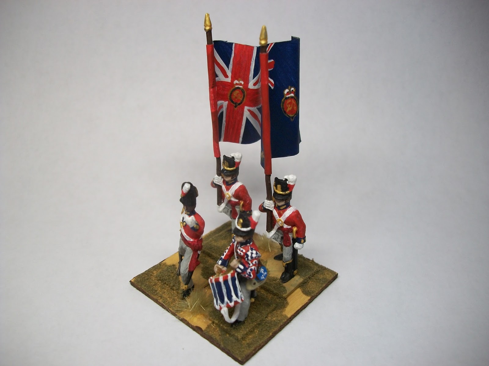 Chuck's Napoleonic Wargames: The 2/4th Foot Colour Party and New Old ...