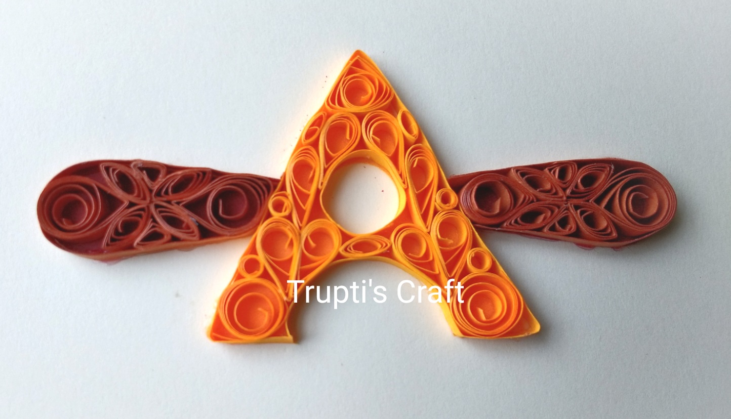 Trupti's Craft: Paper Quilling Logo Greeting Cards